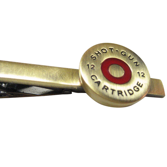 Kiola Designs | Accessories | Brass Toned Shot Gun Shell Tie Clips ...